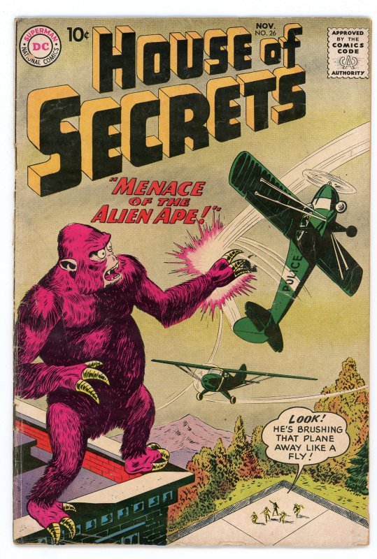 House of Secrets #26 (1956 v1) Nick Cardy Alien Ape VG- | Comic Books ...