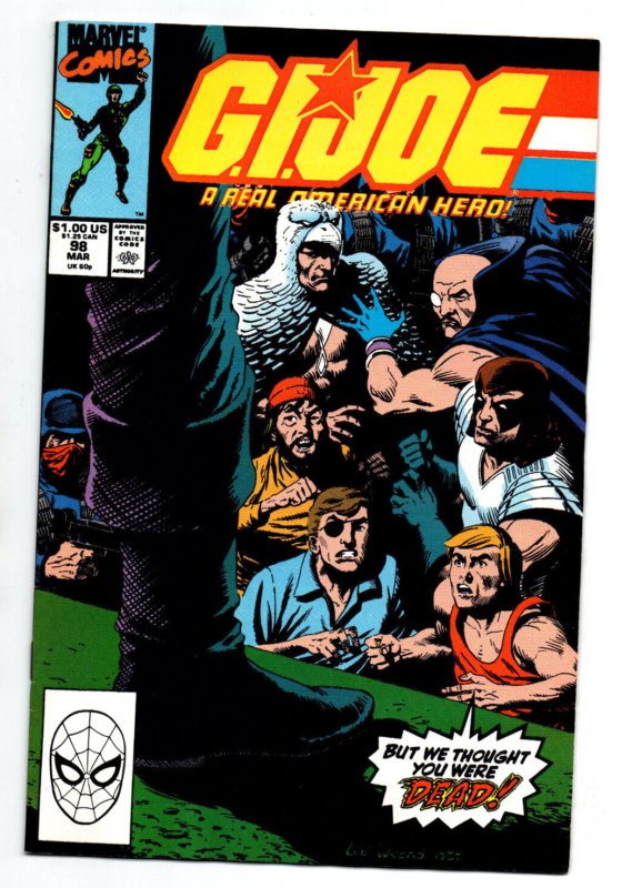 GI Joe A Real American Hero #98 - Marvel - 1990 - FN/VF | Comic Books ...