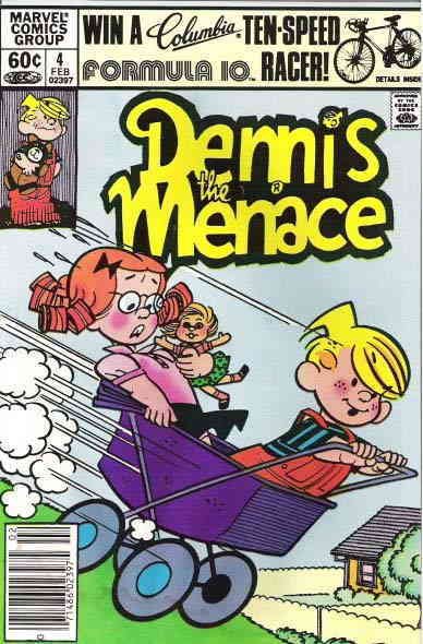 Dennis the Menace (Marvel) #4 (Newsstand) VG ; Marvel | low grade comic ...