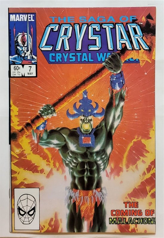 Saga of Crystar, the Crystal Warrior #7 (May 1984, Marvel) 6.5 FN+ ...