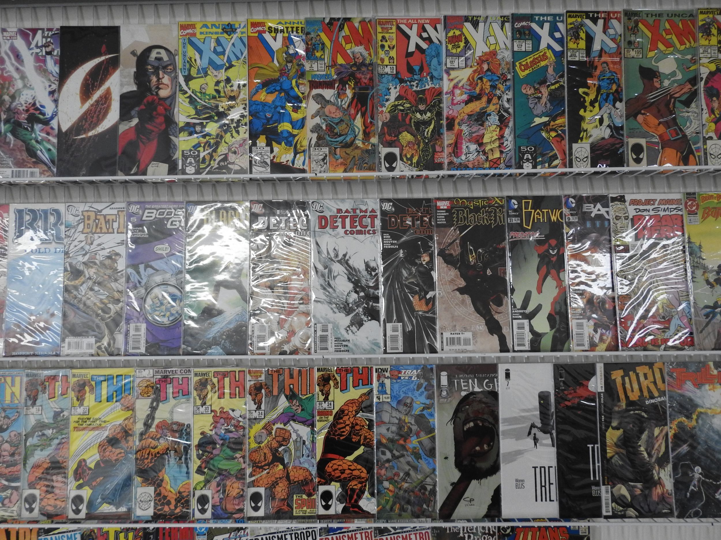 Huge Lot of 110+ Comics W/ The Thing, X-Men, New Teen Titans Avg. VF ...