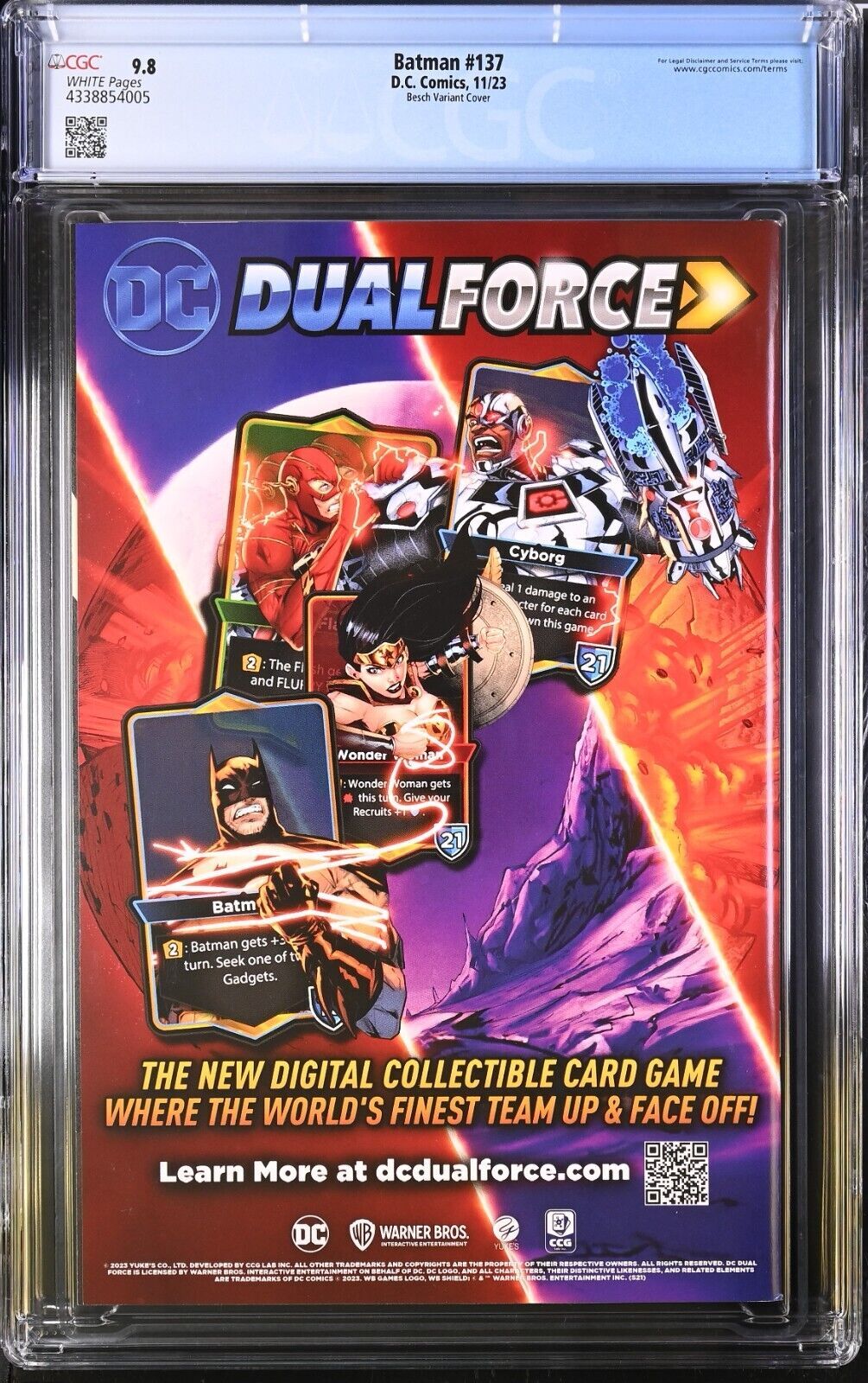 Batman #137 CGC 9.8 Rose Besch Artist Spotlight Variant Cover DC 2023 ...