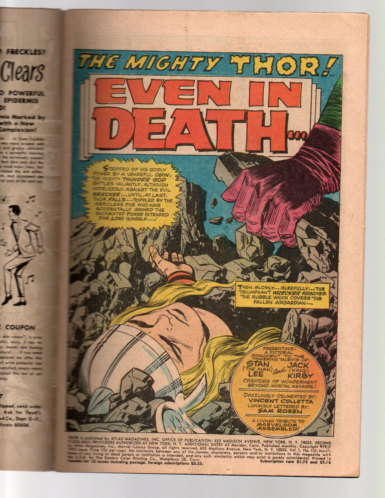The Mighty Thor #150 - Hela - 1967 - VG+ | Comic Books - Silver Age ...