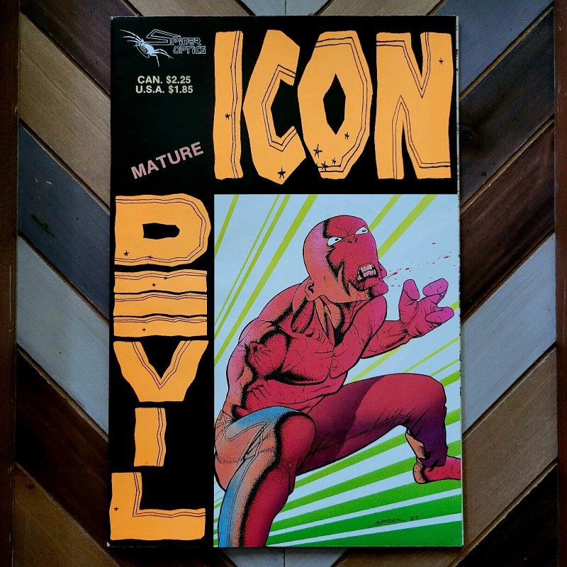 ICON DEVIL #1 (SPIDER OPTICS 1989) Premiere Issue / Mini-Series / NEIL ...