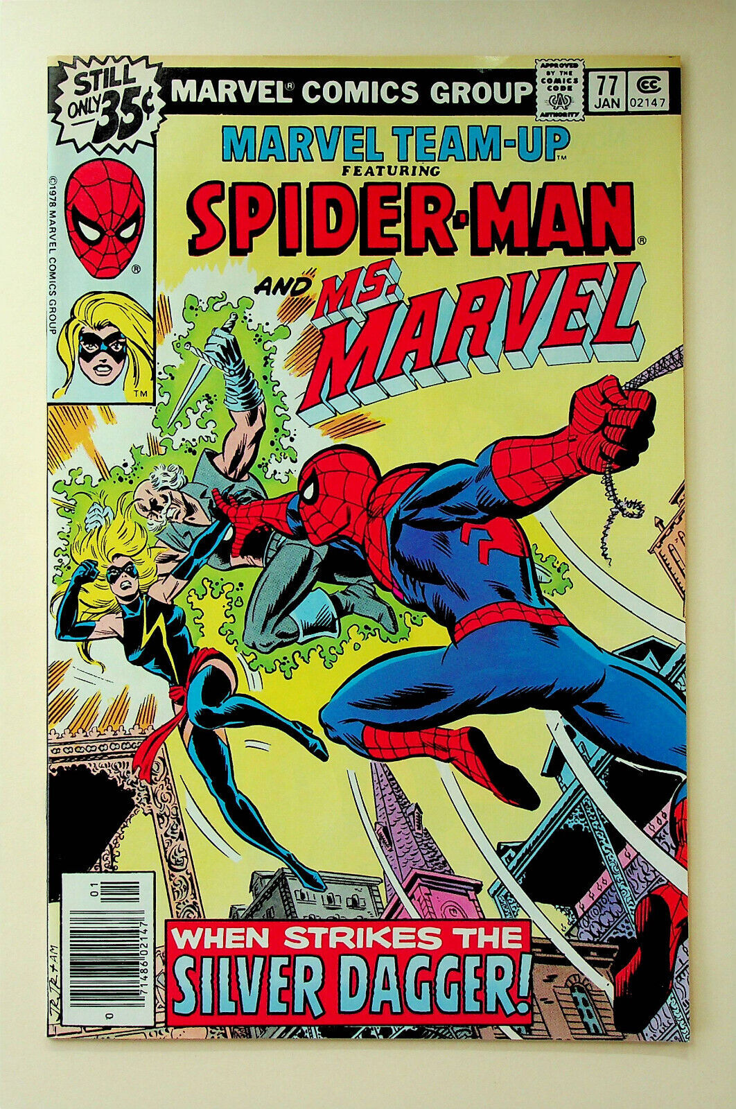 Marvel Team-Up #77 Spider-Man and Ms. Marvel (Jan 1979, Marvel) - Very ...
