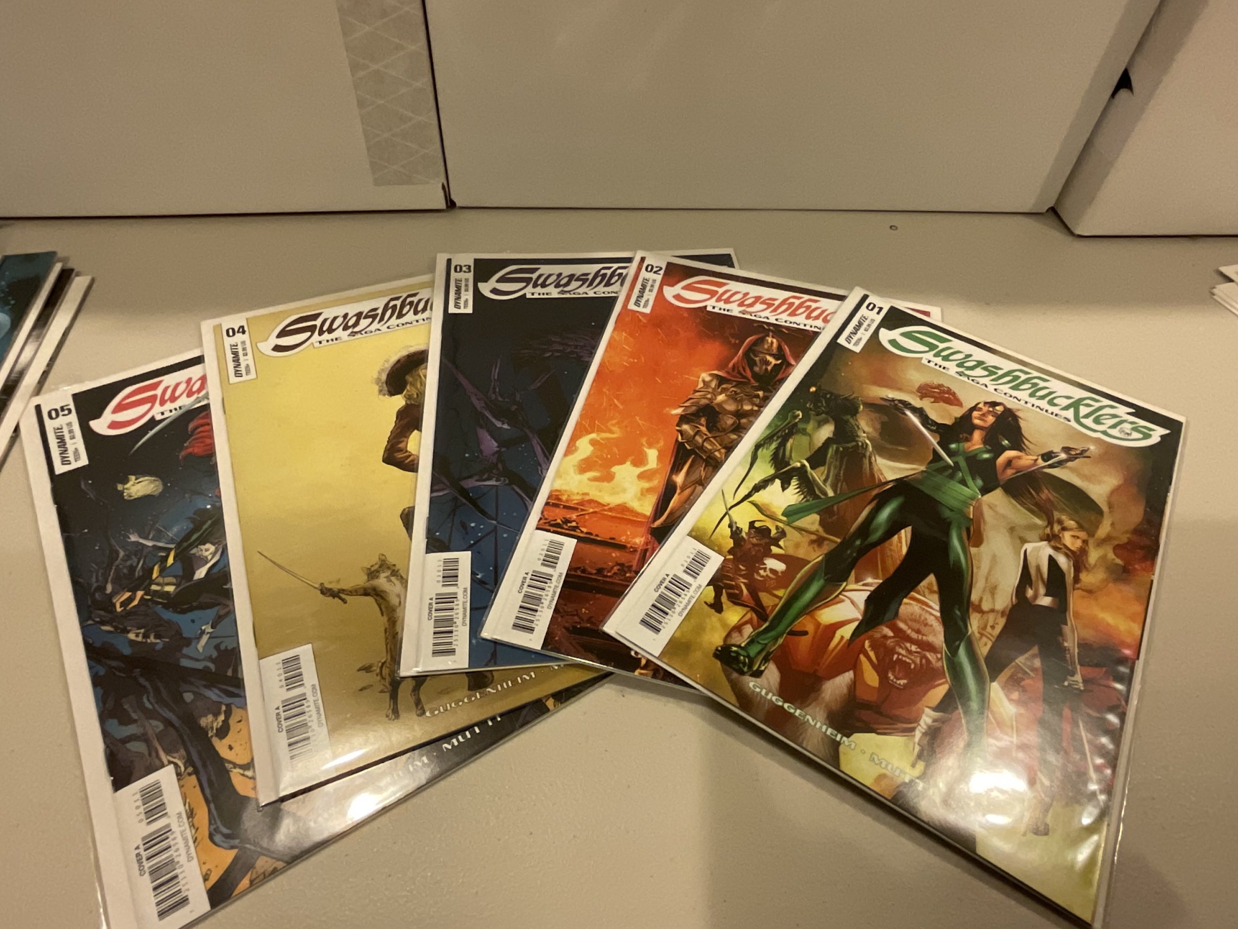 Swashbucklers: The Saga Continues #1-5 Complete Mini-Series Set ...