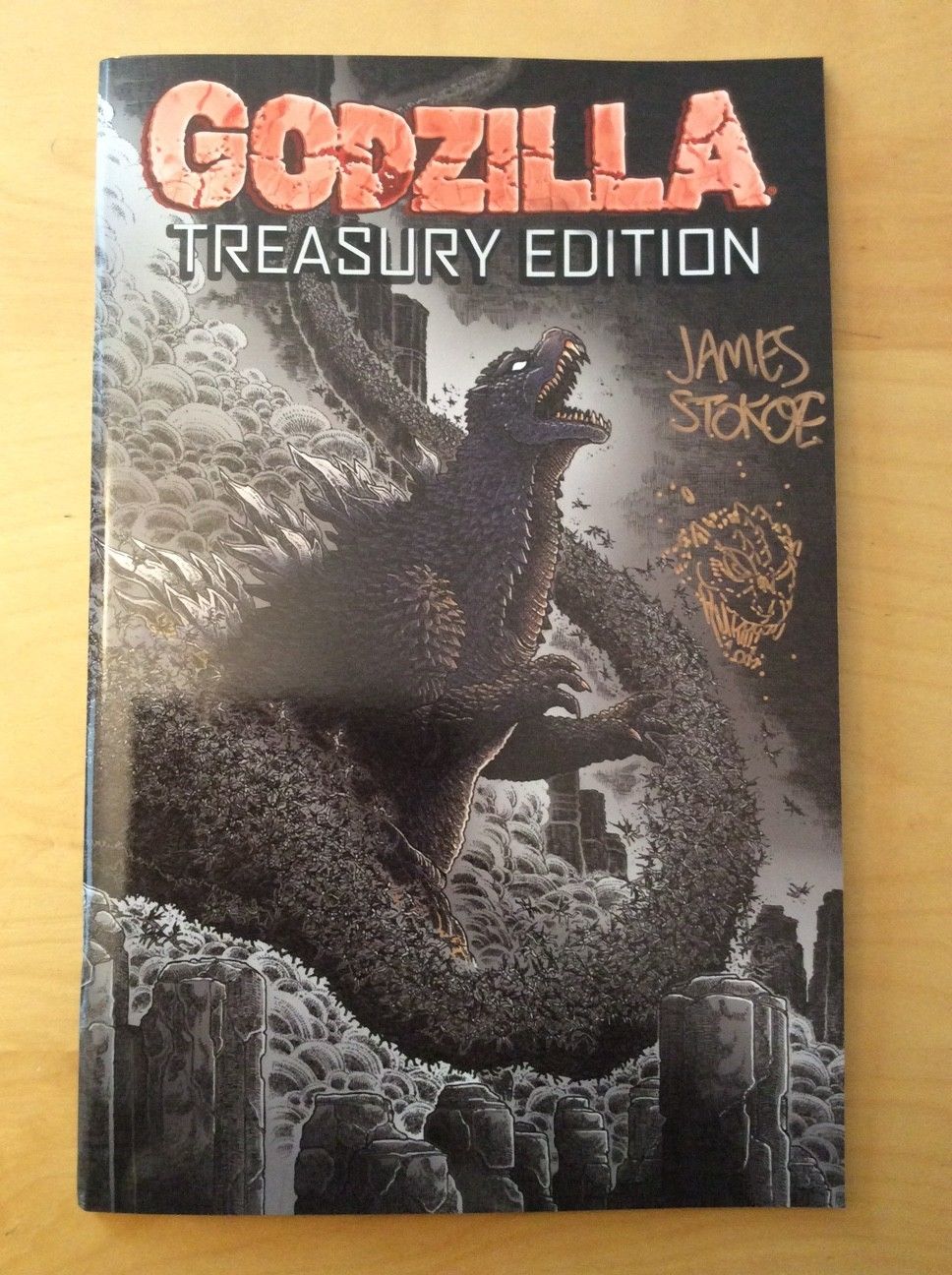 Godzilla Half Century WAR Treasury Edition, Signed / Sketch James ...