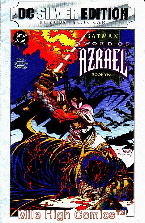 DC SILVER EDITION: BATMAN SWORD OF AZRAEL #2 Very Good Comics Book ...