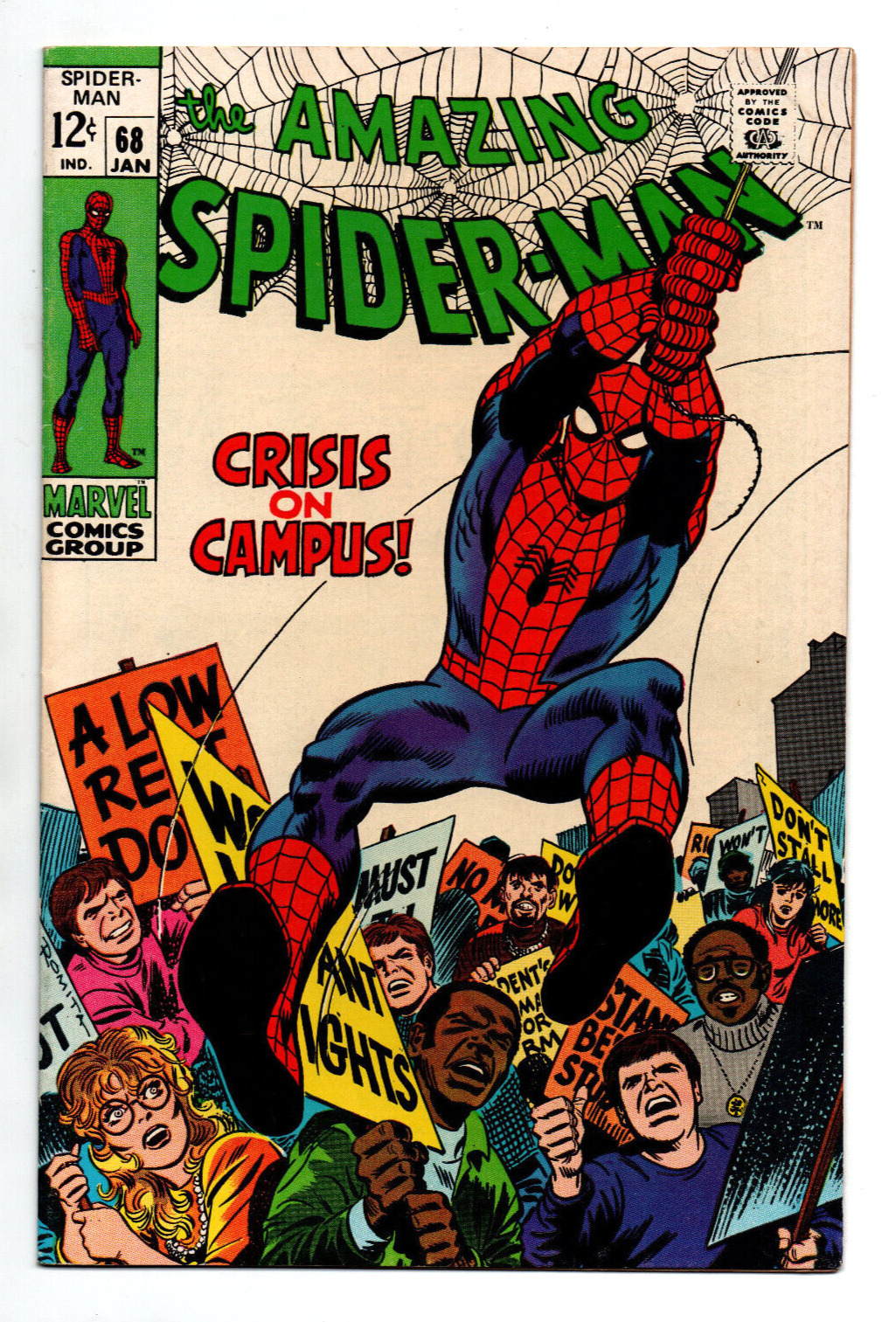 The Amazing Spider-Man #68 - Gwen Stacy - Kingpin - 1969 - FN.VF ...