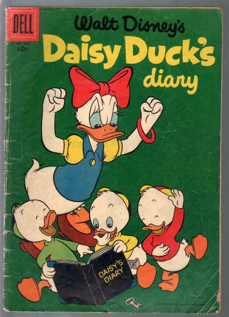 Daisy Duck's Diary-Four Color Comics #659 1955-Dell-Walt Disney-G+ ...