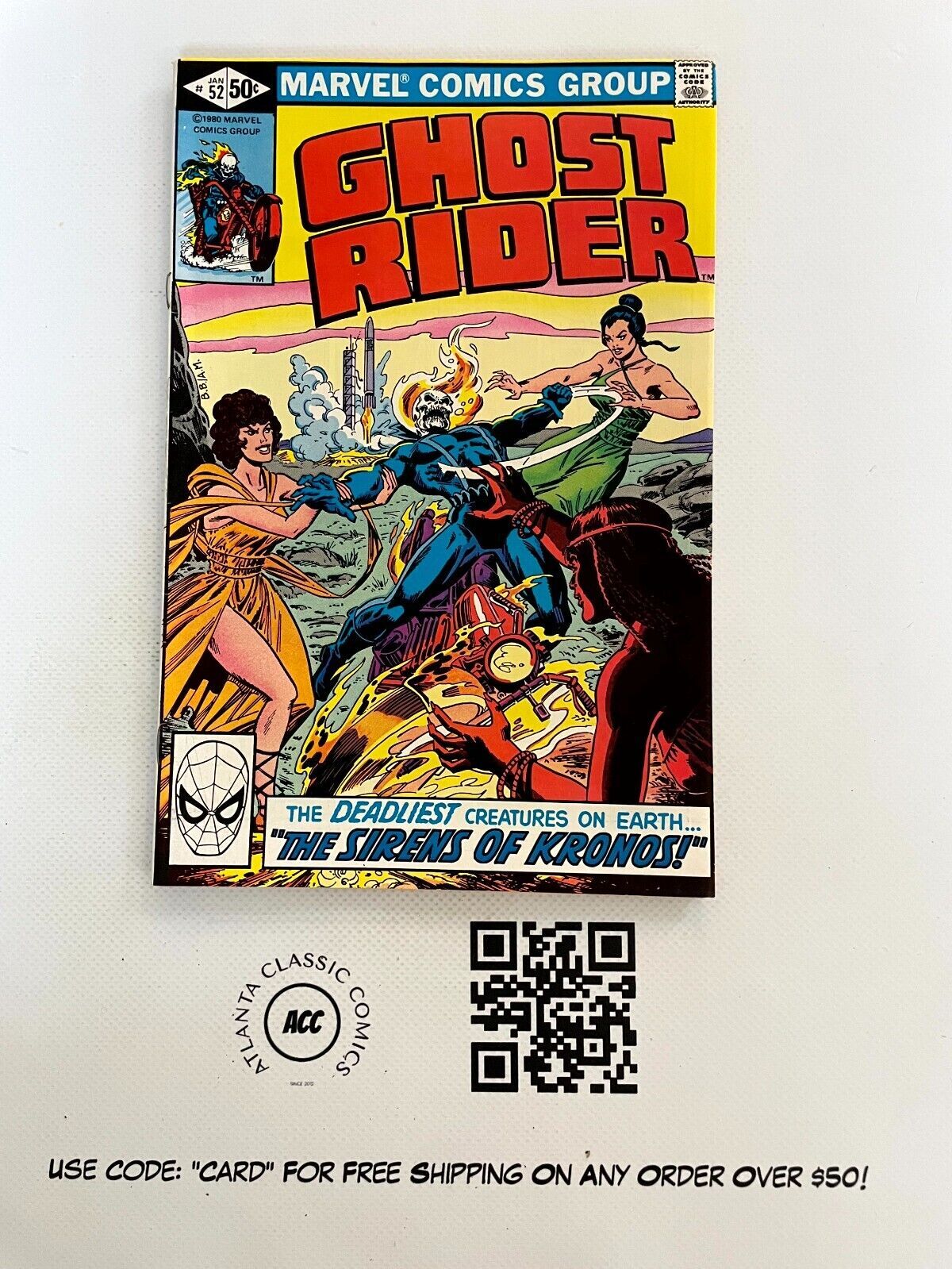 Ghost Rider # 52 NM Marvel Comic Book Avengers Hulk Thor X-Men Hawkeye ...