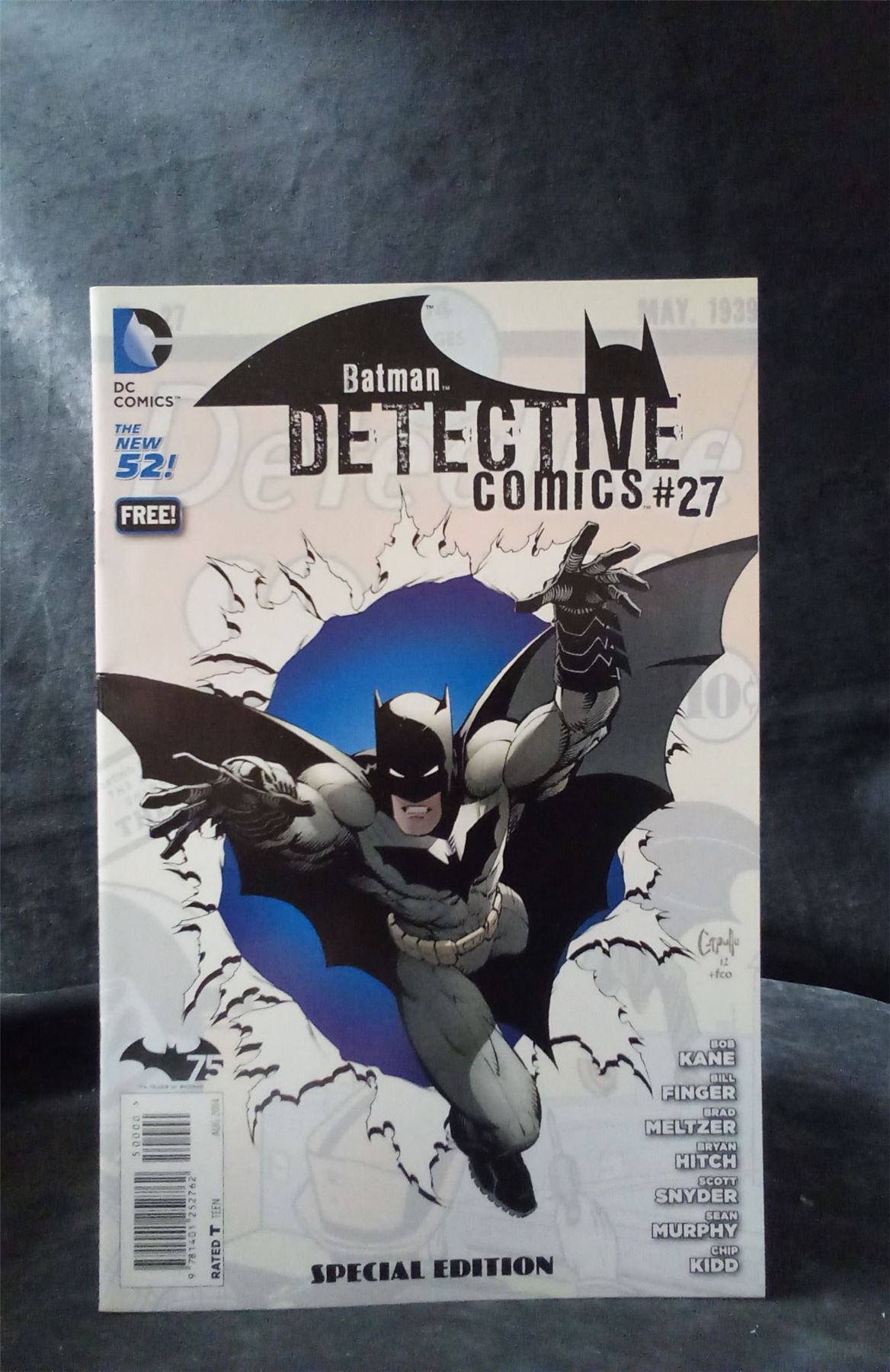 Detective Comics #27 75th Anniversary Cover 1939 DC Comics Comic Book ...