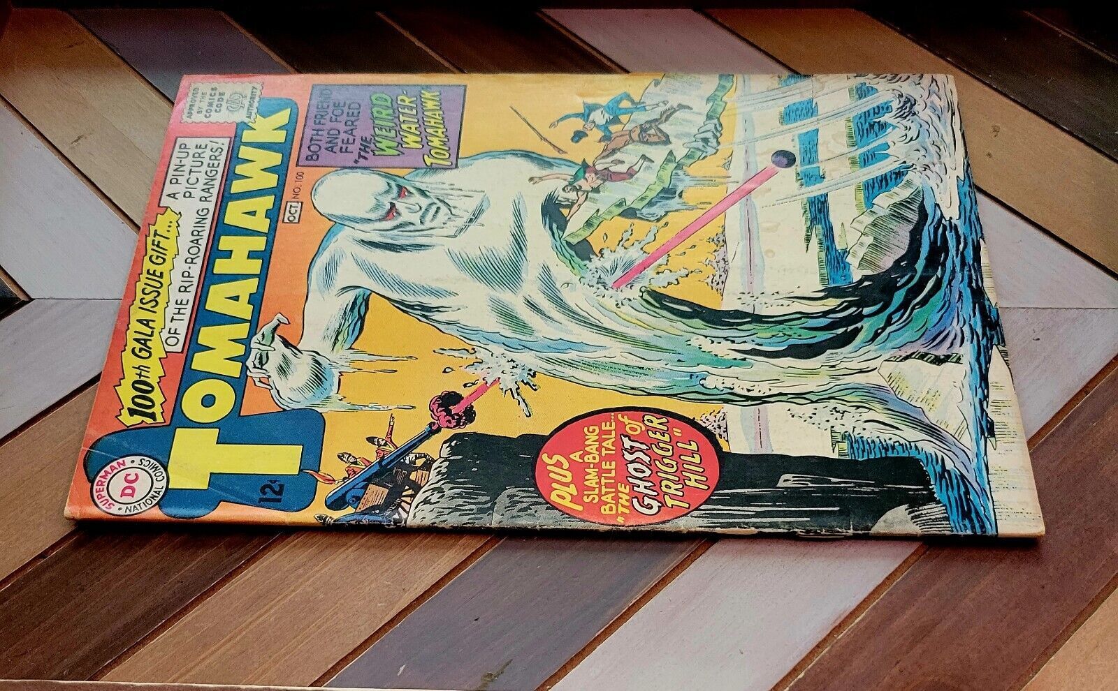 TOMAHAWK #100 VG/FN (DC 1965) Rip-Roarin Rangers Pin-Up / Bob Brown ...