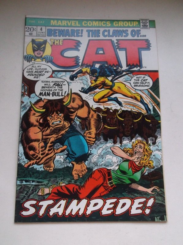 Marvel: Beware the Claws of...the CAT #4, "Stampede!", Rare Last Issue ...