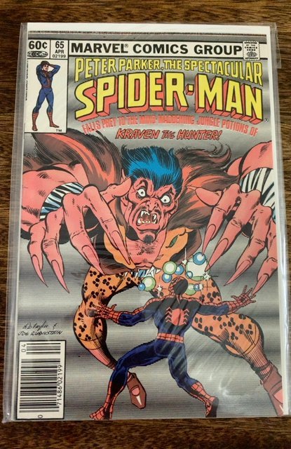 The Spectacular Spider-Man #65 Newsstand Edition (1982) | Comic Books ...