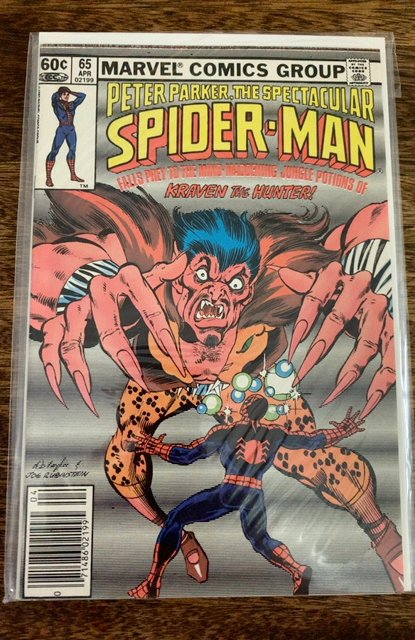 The Spectacular Spider-Man #65 Newsstand Edition (1982) | Comic Books ...