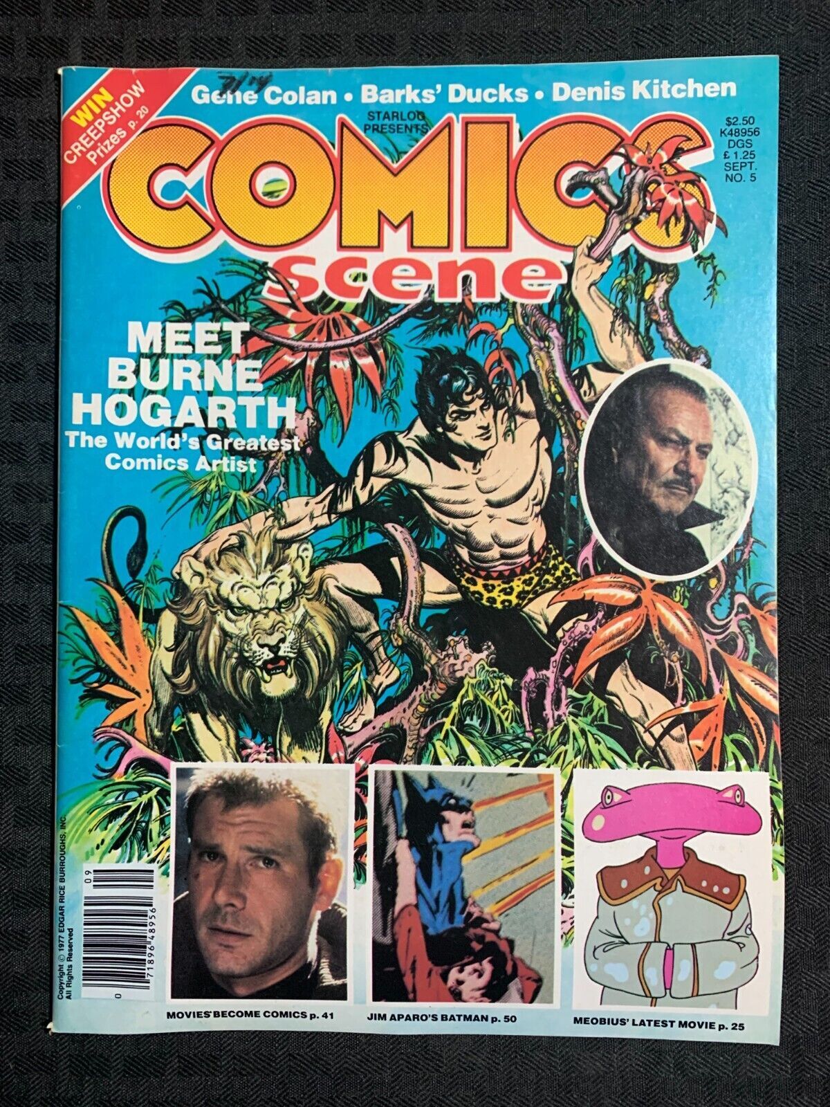 1982 COMICS SCENE Starlog Magazine #5 FN 6.0 Burne Hogarth Jim Aparo ... 1982 COMICS SCENE Starlog Magazine #5 FN 6.0 Burne Hogarth Jim Aparo ...
