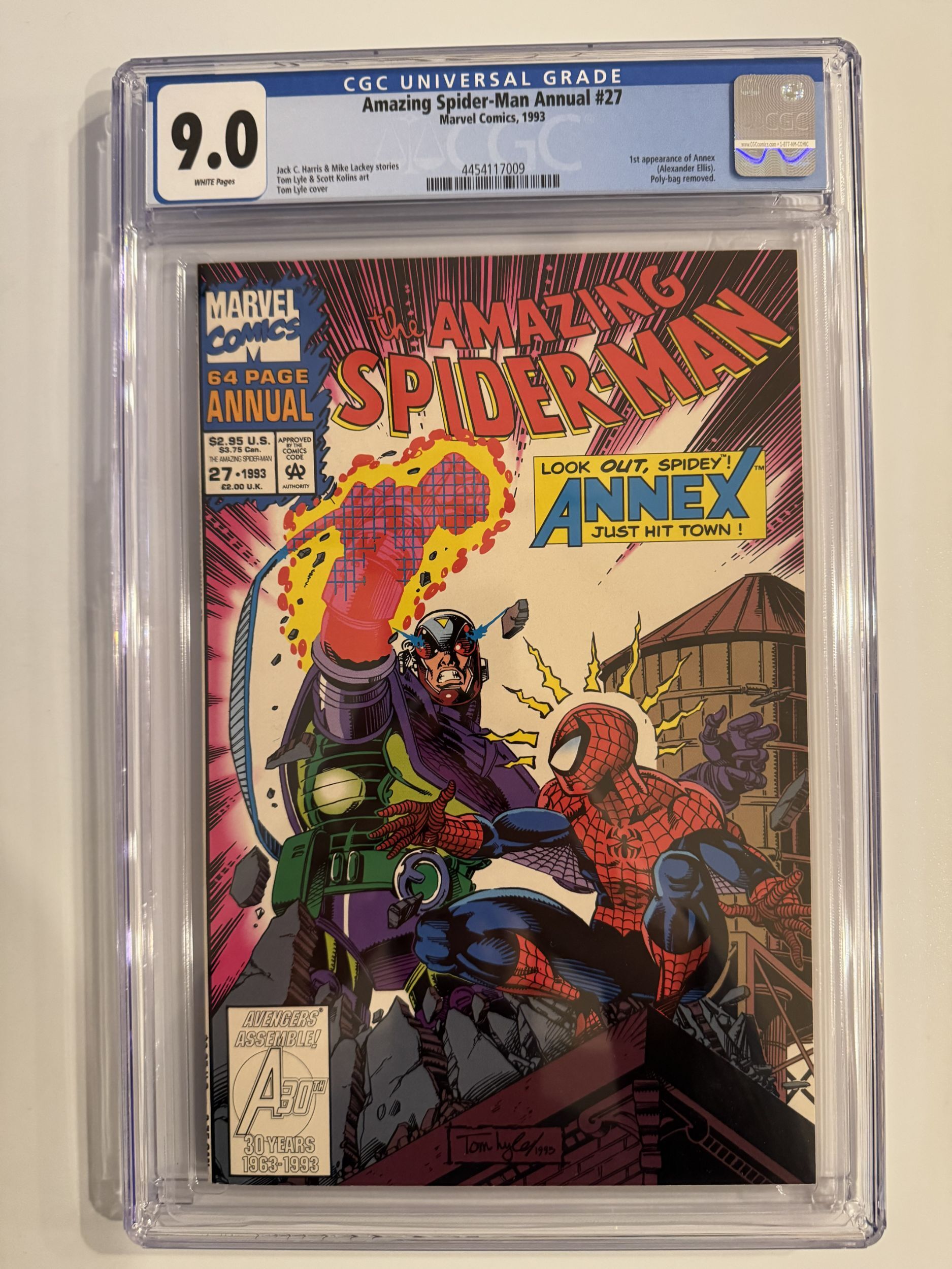 Amazing Spider-Man Annual #27 CGC 9.0 1st Appearance of Annex! L@@K ...