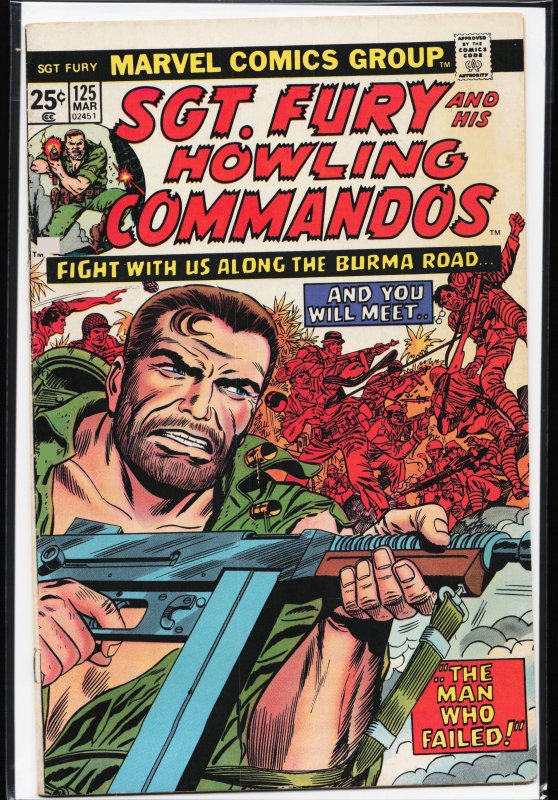 Sgt. Fury and His Howling Commandos #125 (1975) Sgt. Fury and His ...