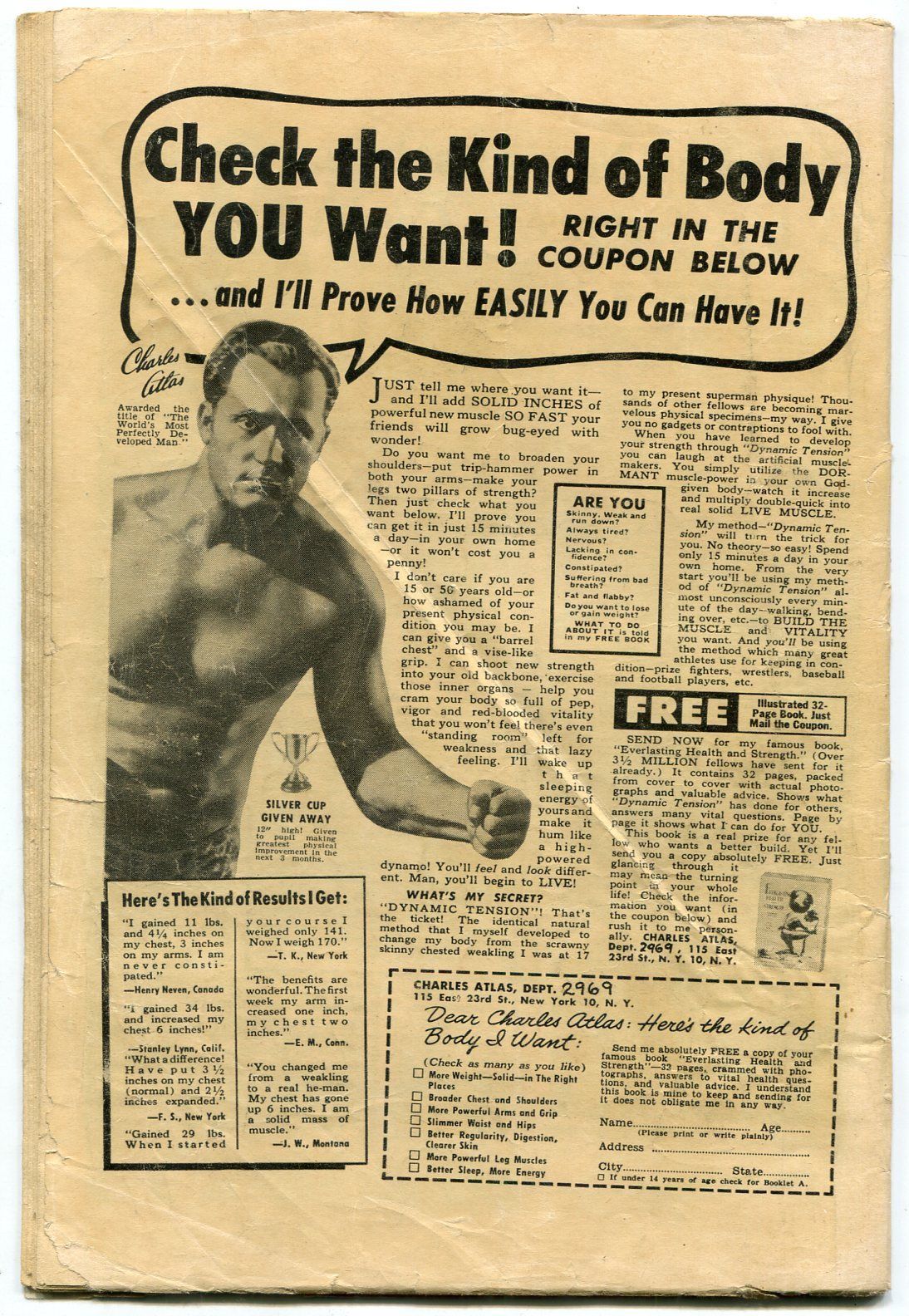 Terrifying Tales #14 1953- Jungle Comic- golden Age- LB cole cover G/VG ...