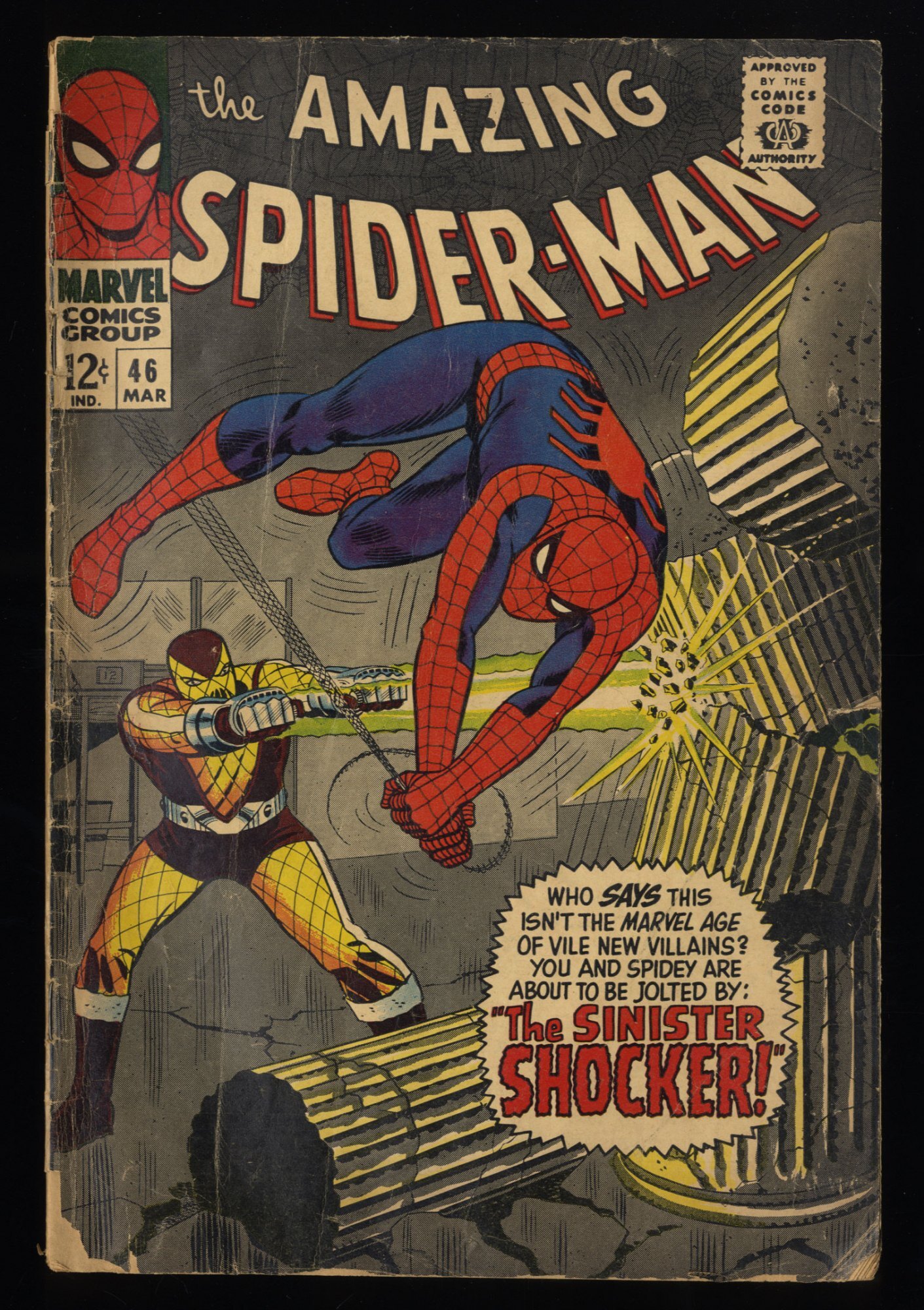 Amazing Spider-Man #46 GD- 1.8 1st Appearance Shocker! John Romita Sr ...