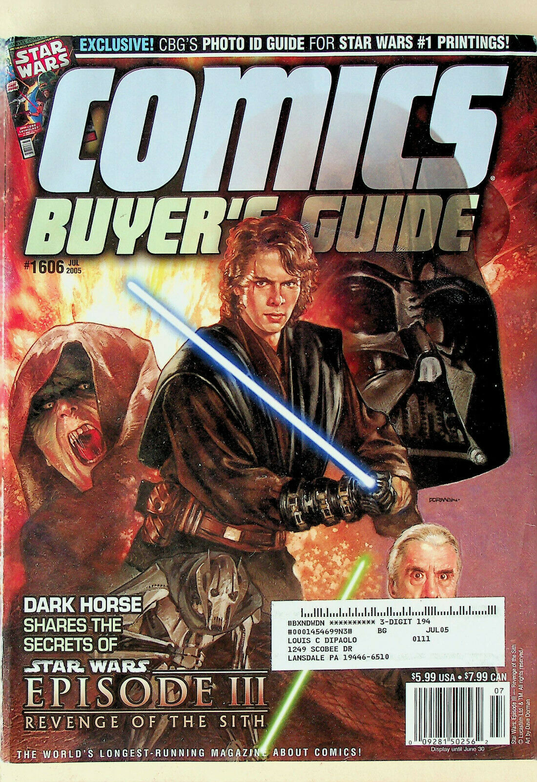 Comic Buyer's Guide #1606 Jul 2005 - Krause Publications | Comic Books ...