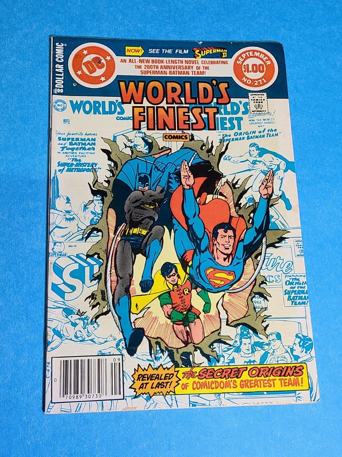 World's Finest #271 Sep 1981 Superman Batman - Dollar Comic - Secret ...