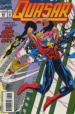 Quasar #60 FN ; Marvel | Last Issue Mark Gruenwald | Comic Books ...