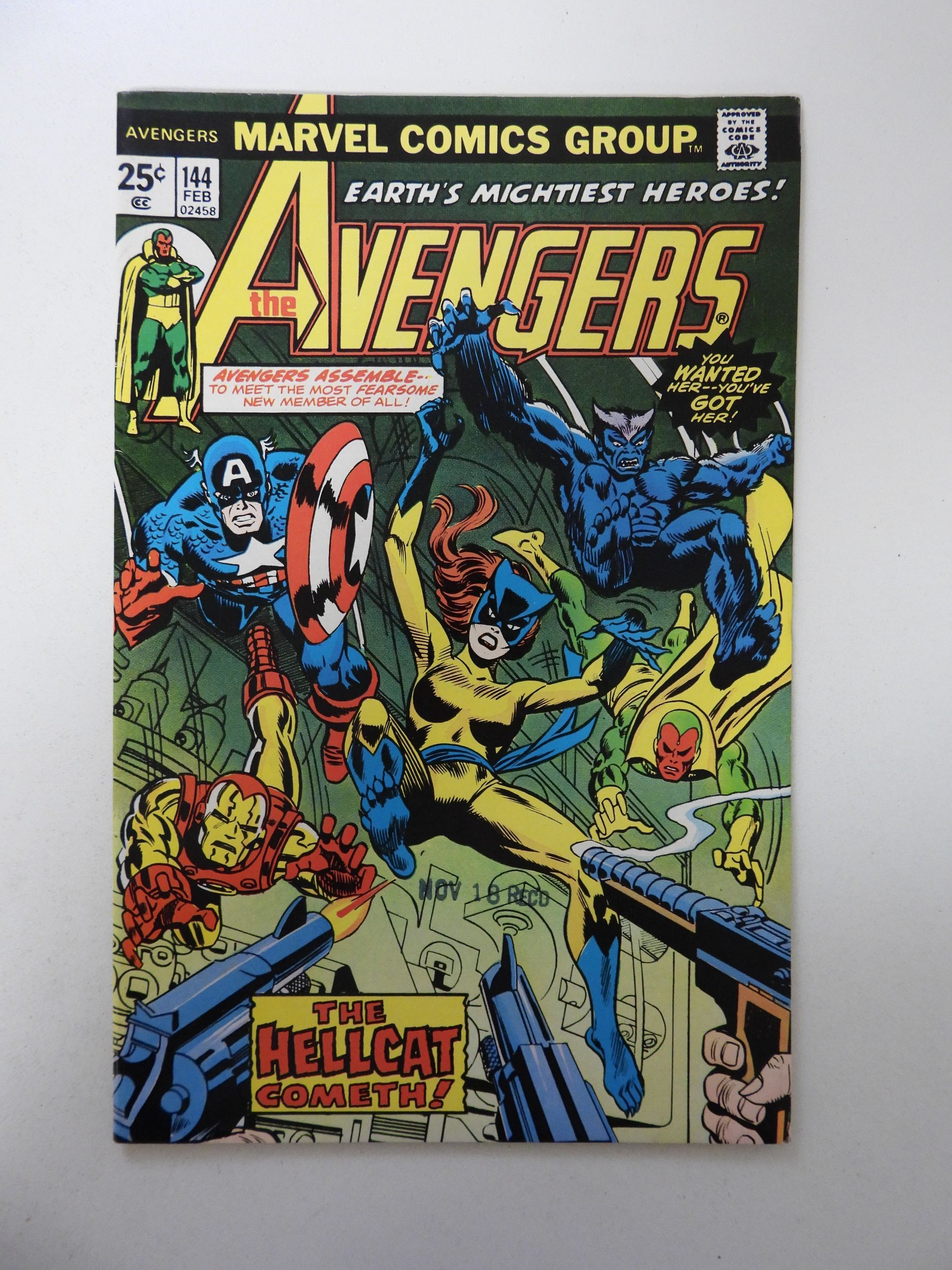 Avengers #144 1st appearance of Hellcat FN/VF condition MVS intact ...