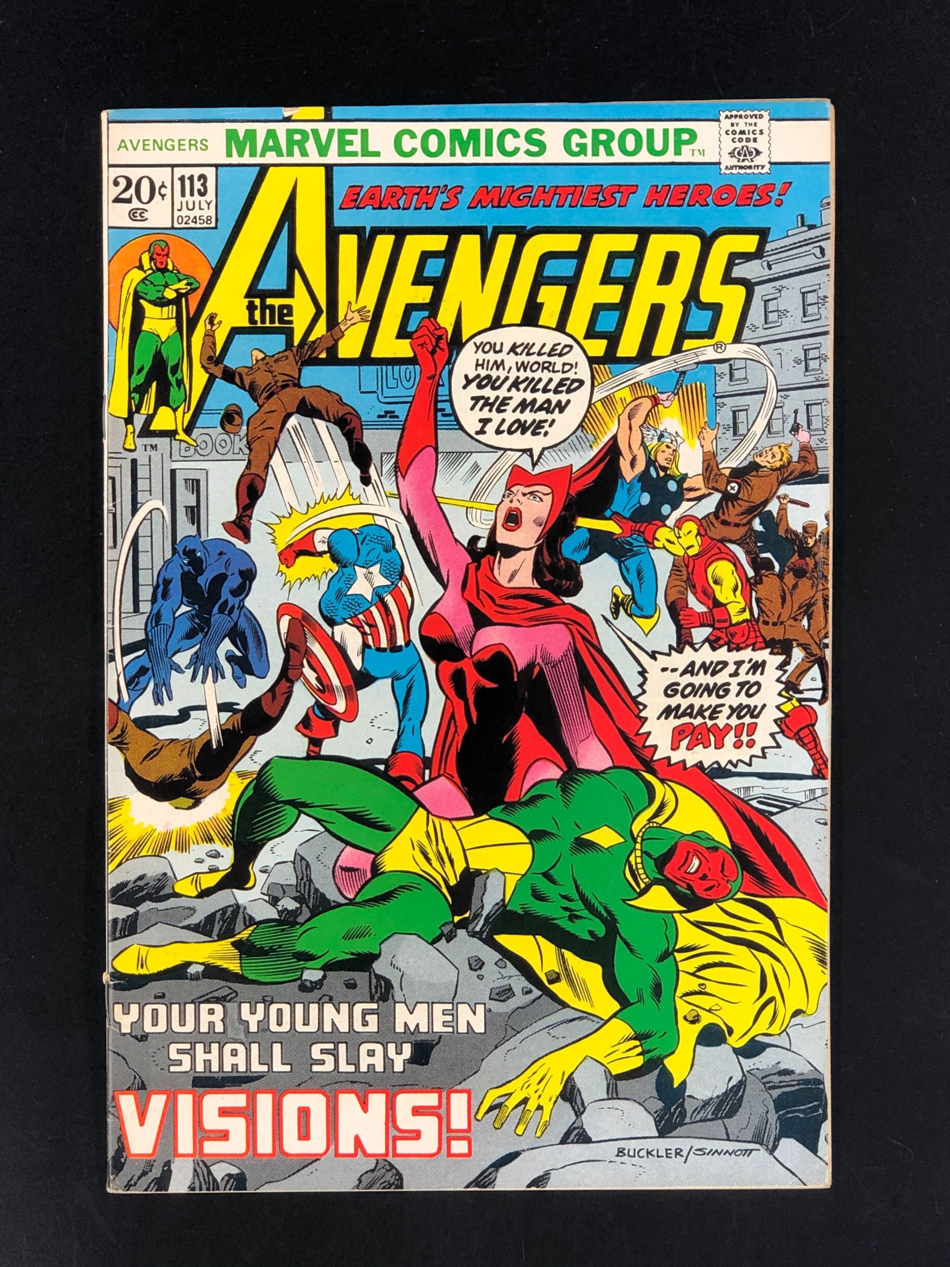 The Avengers #113 (1973) FN- 2nd Appearance of Mantis | Comic Books ...