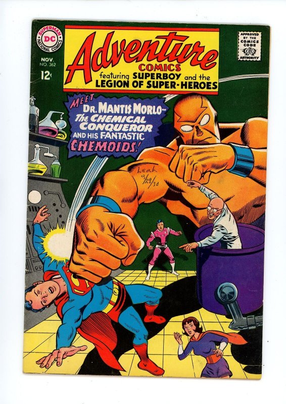 Adventure Comics #362 (1967) DC Comics | Comic Books - Silver Age, DC ...