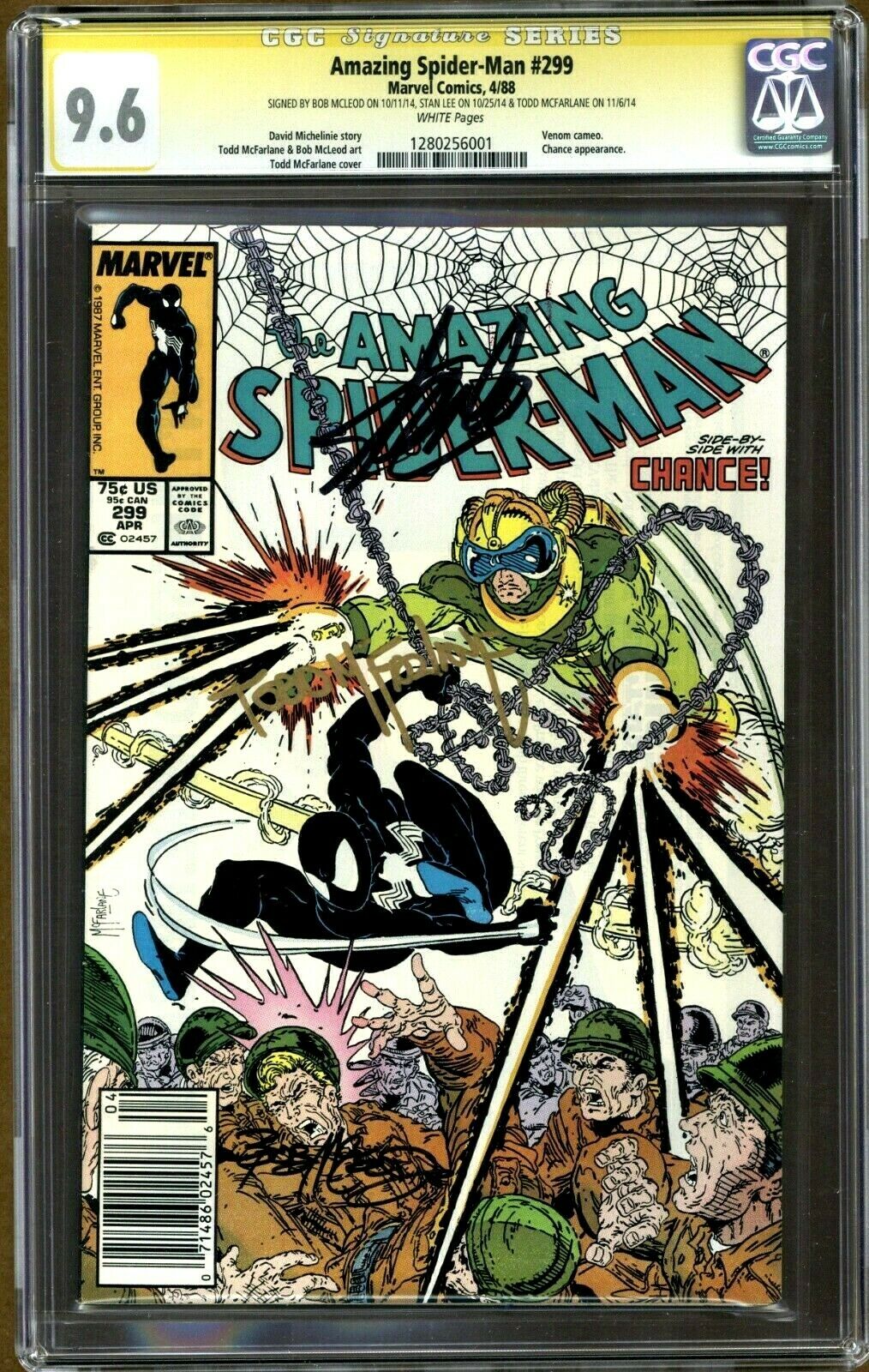 Amazing Spider-Man CGC SS 298, 299 9.6, 300 9.0 3x Signed by Stan Lee ...