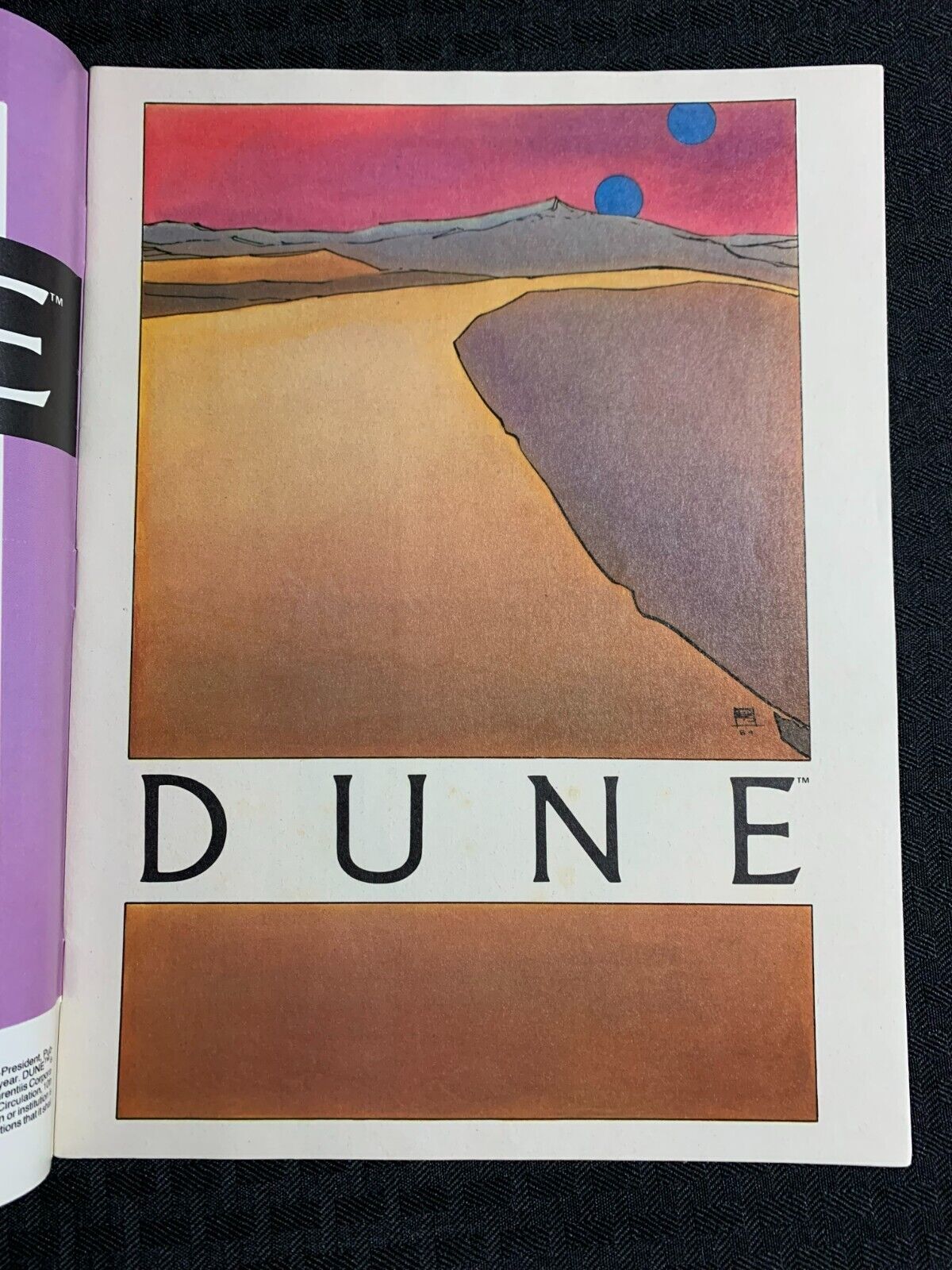 1984 DUNE Marvel Super Special Movie Magazine #36 FVF 7.0 Bill ...