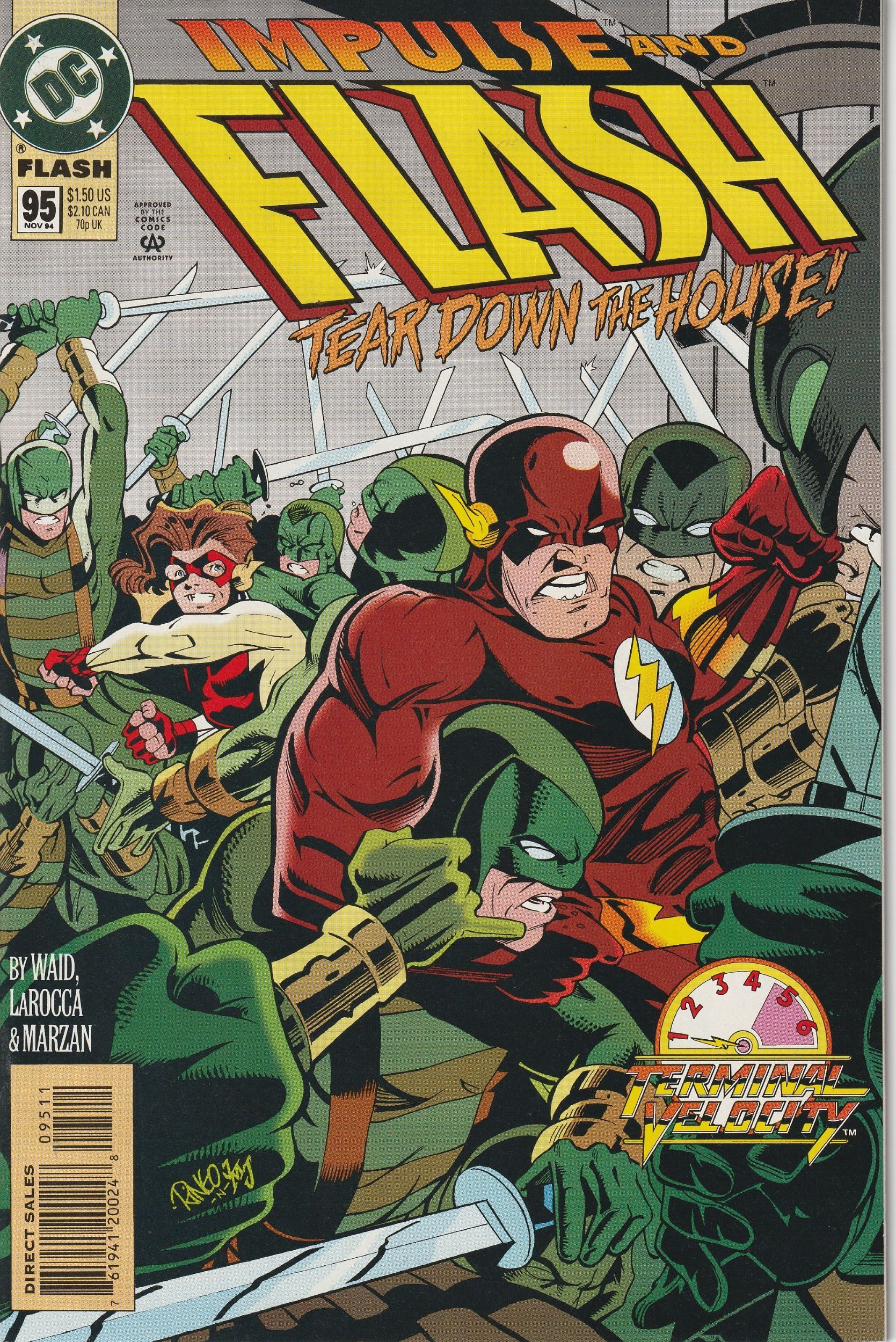 The Flash #95 (1994) 2nd appearance of Impulse ! | Comic Books - Modern ...
