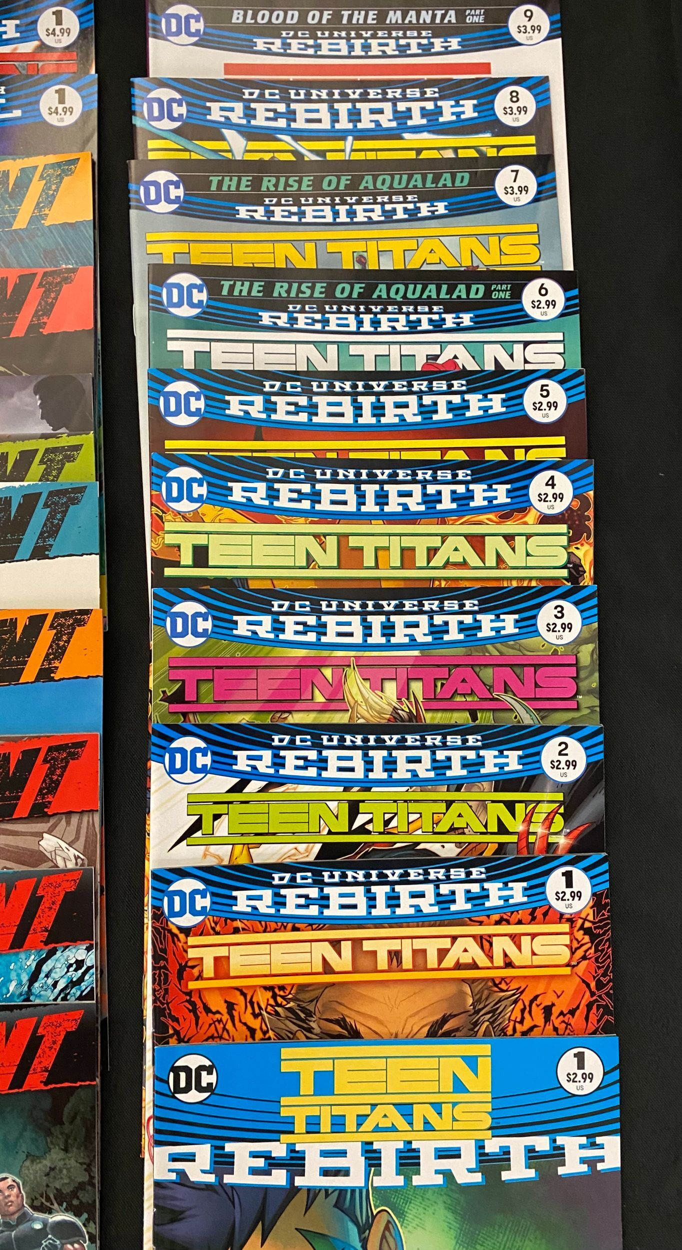 DC Rebirth: Titans, Titans Hunt, Teen Titans - 33 book lot | Full Runs ...