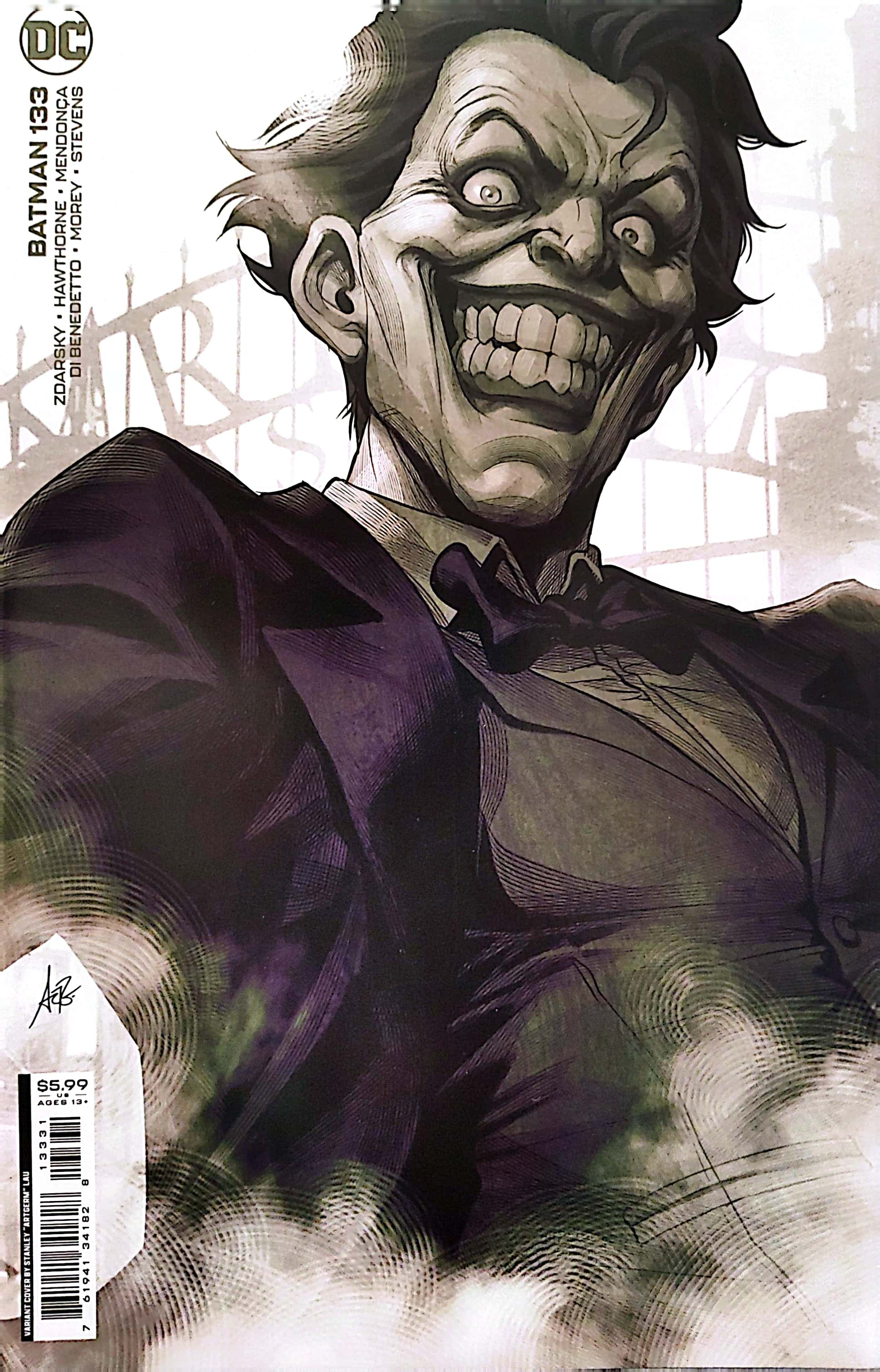 Batman #133 (2023) Stanley Artgerm Lau Variant Cover | Comic Books ...