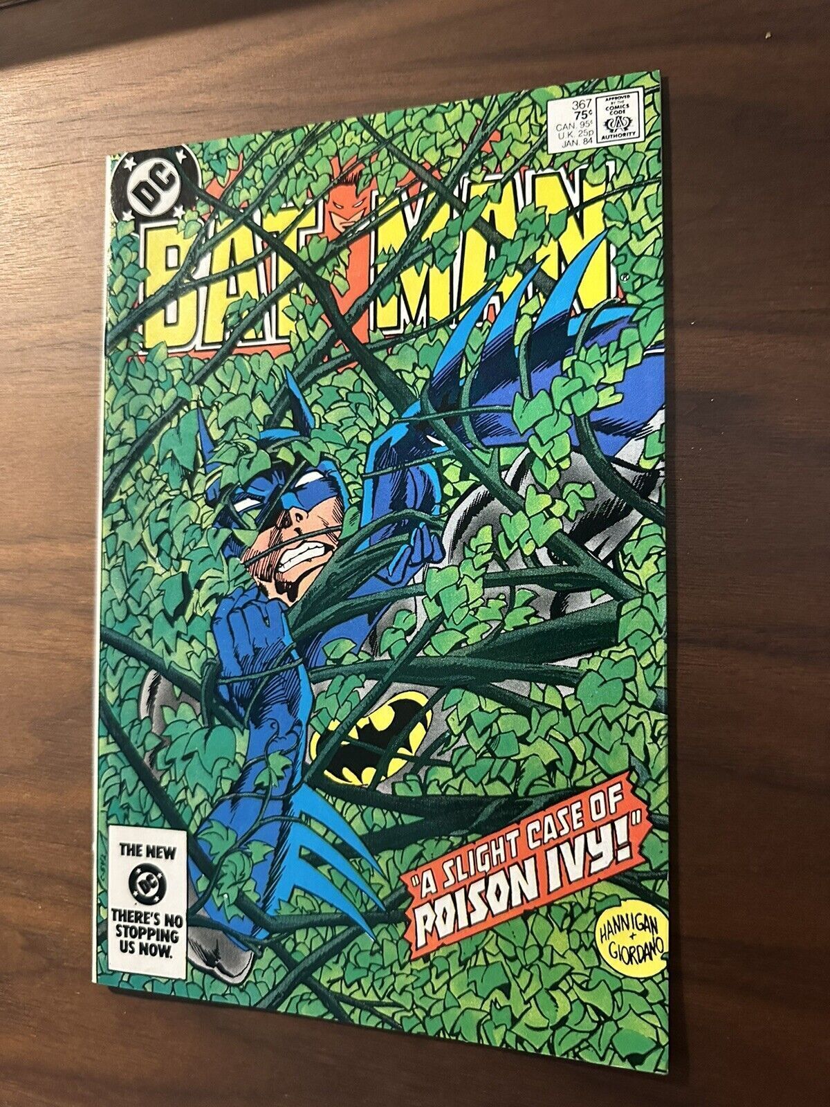 Batman #367 VF/NM Cover art by Ed Hannigan and Dick Giordano. (DC 1984 ...