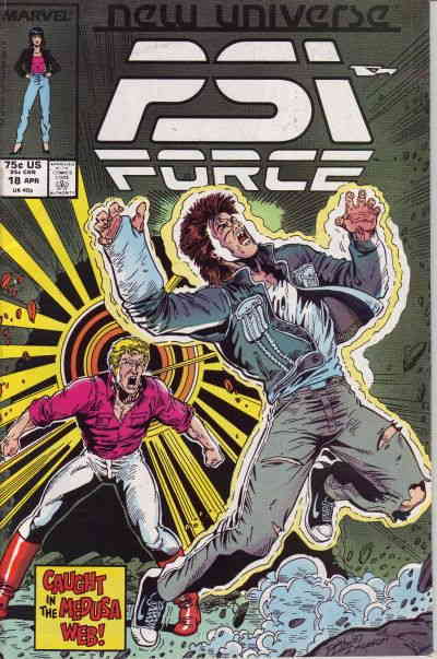 Psi-Force #18 GD ; Marvel | low grade comic New Universe Ron Lim ...