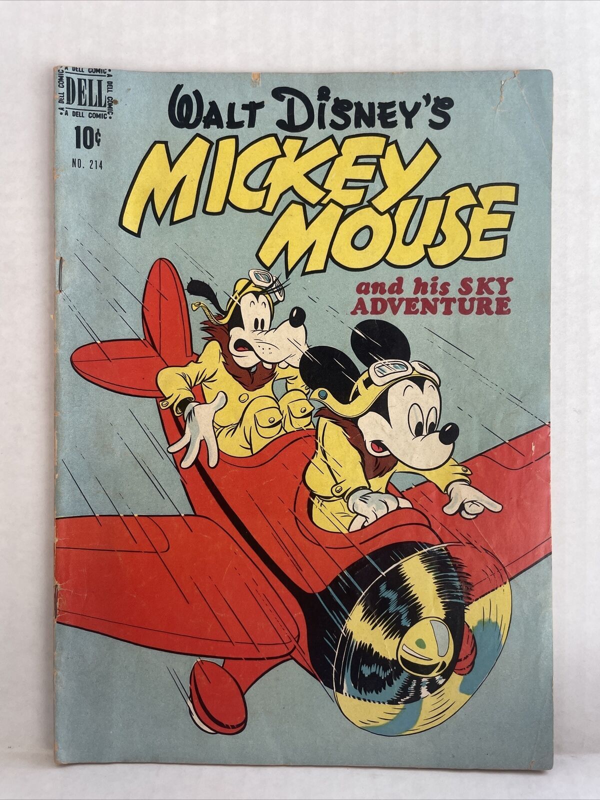 Four Color #214 1949 Dell Mickey Mouse Sky Adventure | Comic Books ...