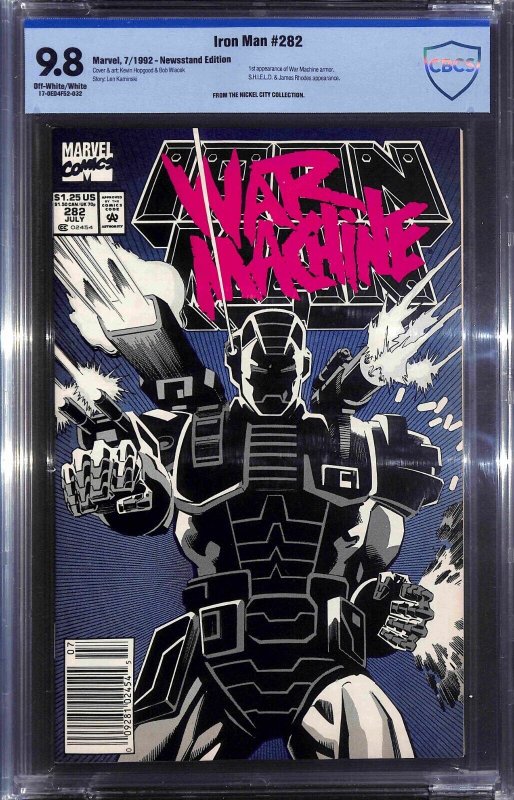 Iron Man 282 Marvel 1992 Cbcs 9 8 Newsstand Nickel City Collection