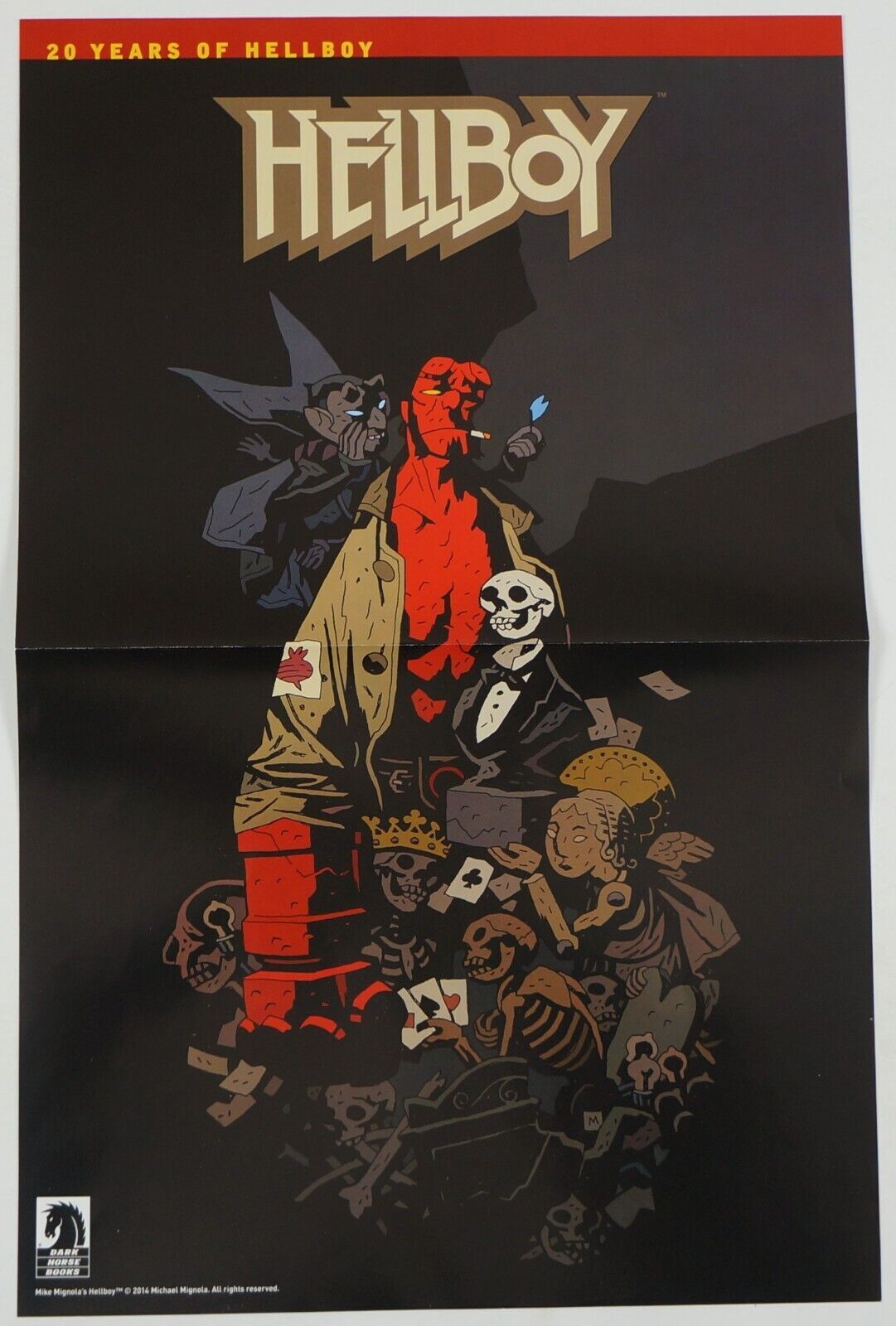 20 Years of Hellboy / B.P.R.D. Hell on Earth two-sided poster 11"x17 ...