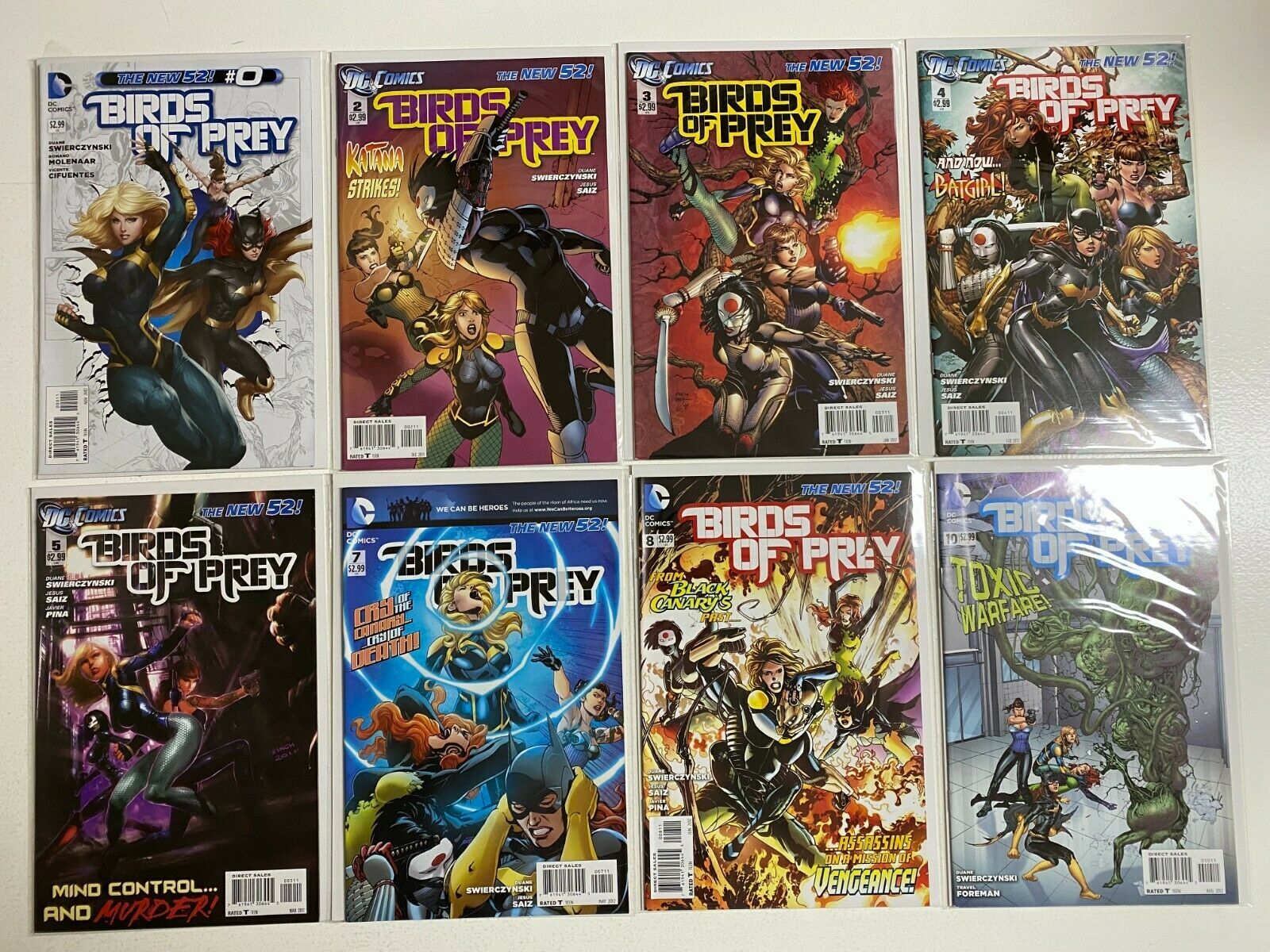 Birds of Prey (3rd series) lot from:#0-33 + 2 more 32 diff 8.0 VF (2011 ...