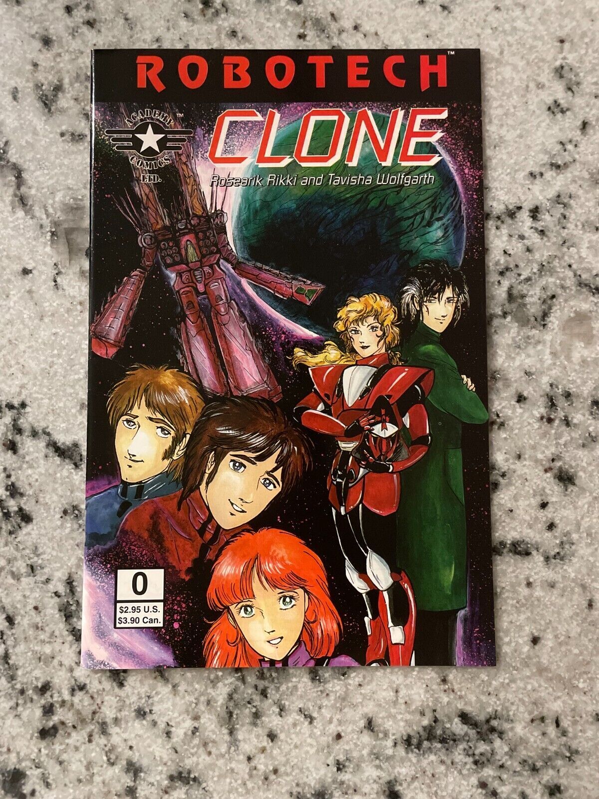Robotech Clone # 0 NM Academy Comics Comic Book Rikki & Wolfgarth RH9 ...