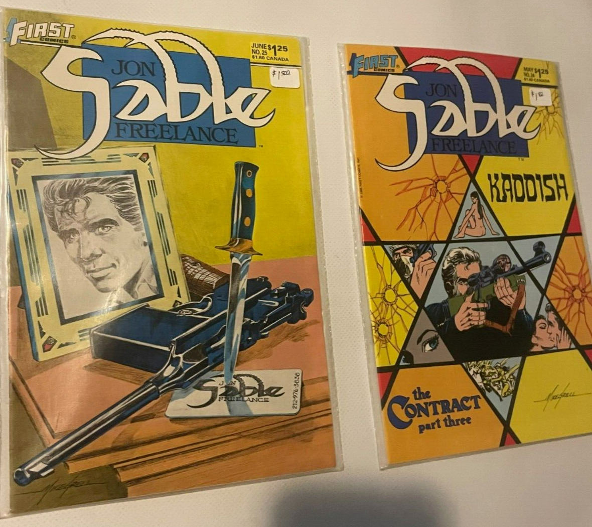 4 John Sable Freelance First Comics Comic Books # 24 25 26 27 20 MT2 ...