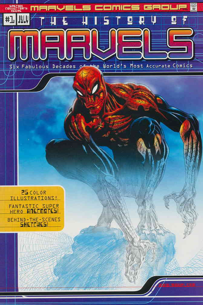 History of Marvels Comics, The #1 FN ; Marvel | Kyle Hotz Spider-Man ...