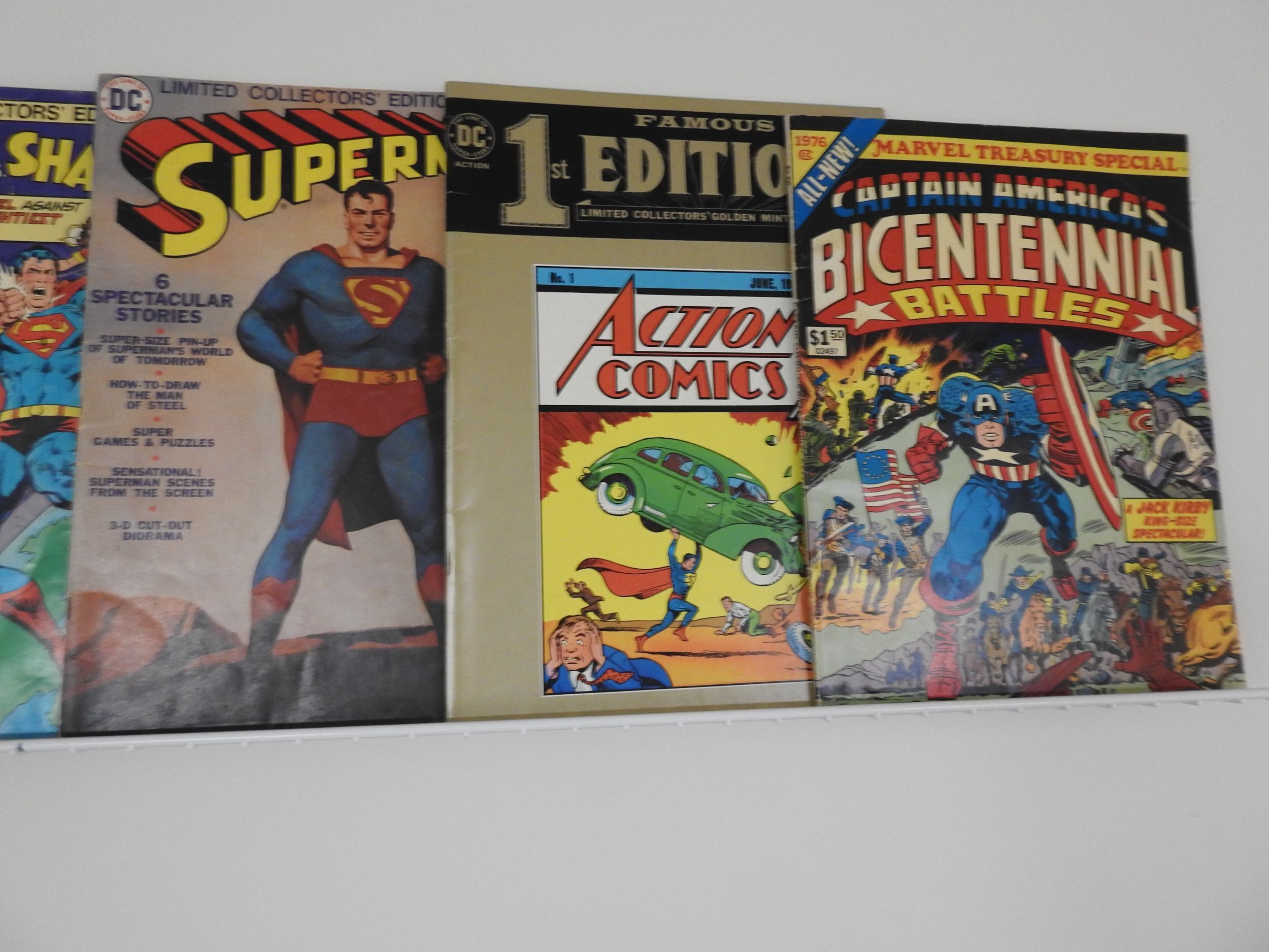 Huge Lot 32 Vintage Treasury Sized Comics!! Avg VG/Fine Condition ...
