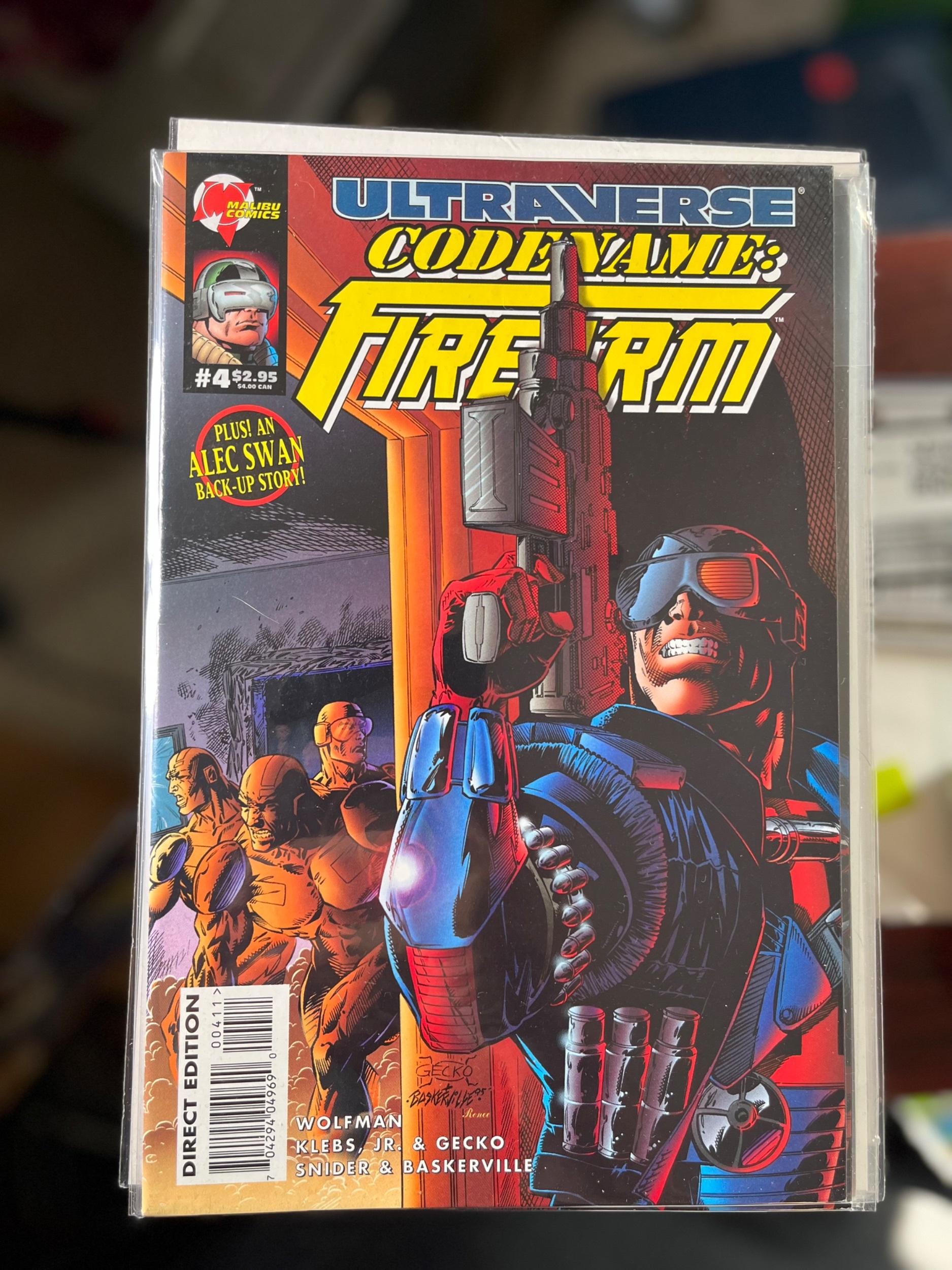 Codename: Firearm #4 (1995) | Comic Books - Modern Age, Malibu ...