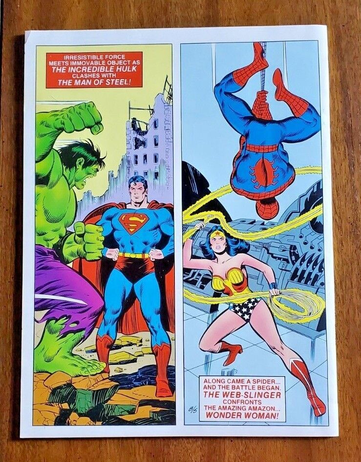 Marvel Treasury Edition 28 Superman And Spider Man 1981 Nm