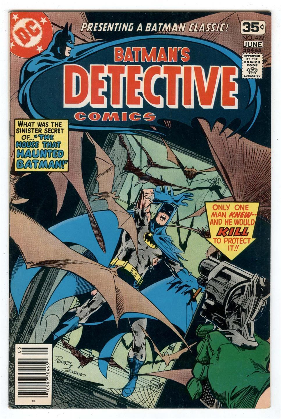 Detective Comics #477 Batman Clayface cameo Marshall Rogers art Neal ...