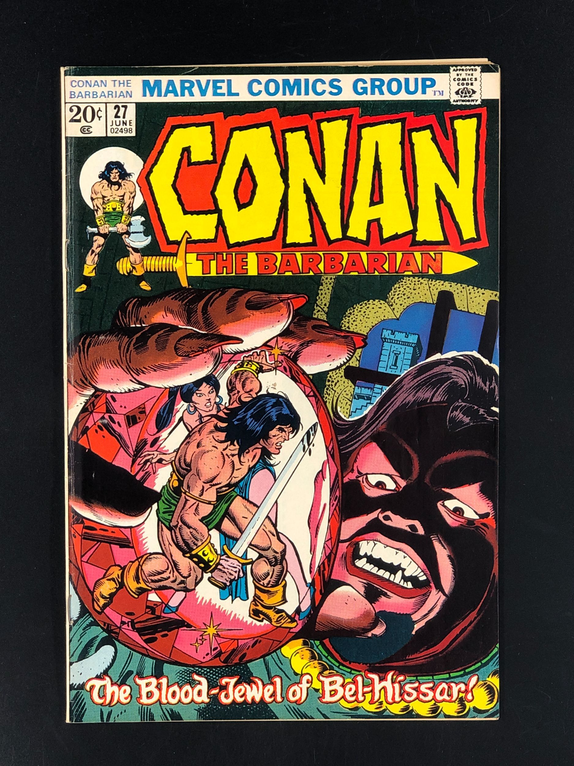Conan the Barbarian #27 (1973) FN- Blood-Jewel of Bel-Hissar! | Comic ...